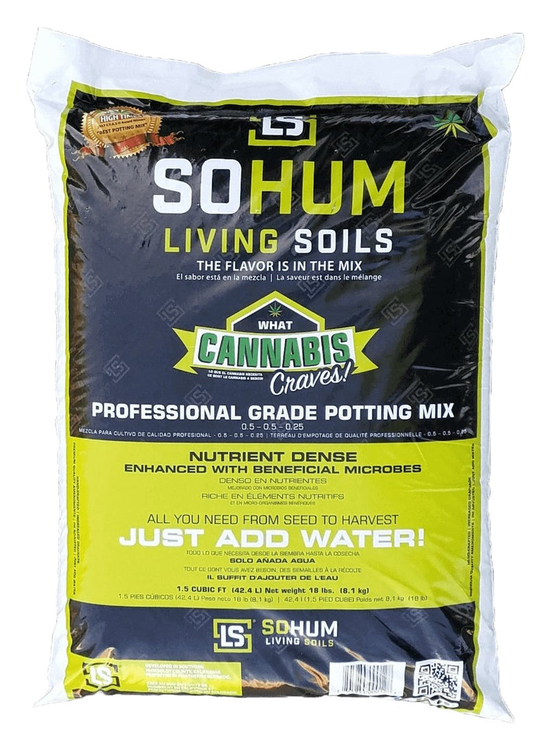 Sohum Soil Organic Living Soil Just Add Water 1.5 cu ft - Happy Hydro